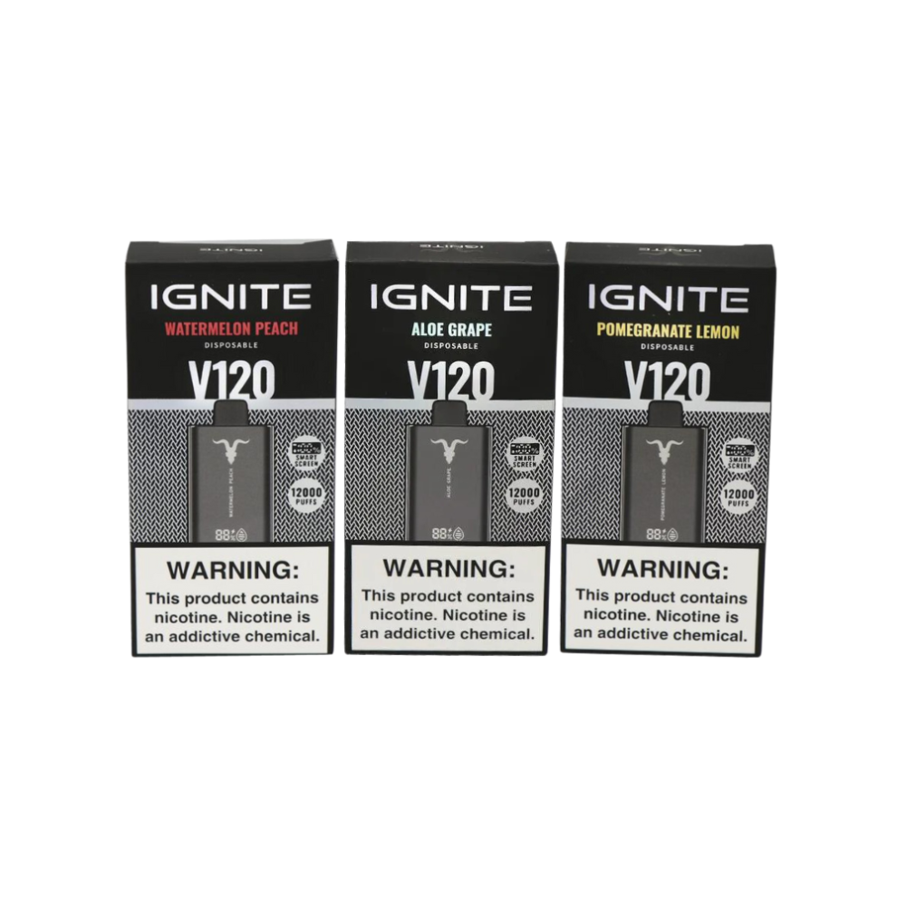 Pod Descartável V120 Ignite - 12.000 Puffs - Vapor Gringo!